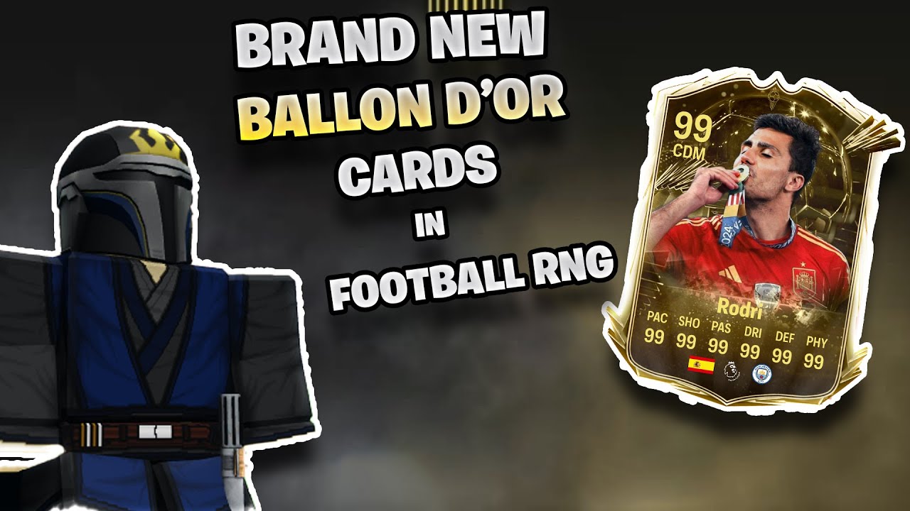 BRAND NEW Ballon D'or Cards in ROBLOX Football RNG - YouTube