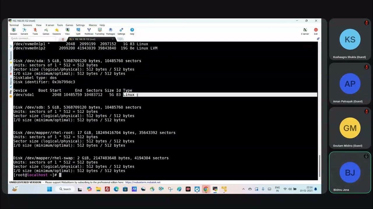 How to Add Disk and Create New Partition in Linux Server | Creating ...