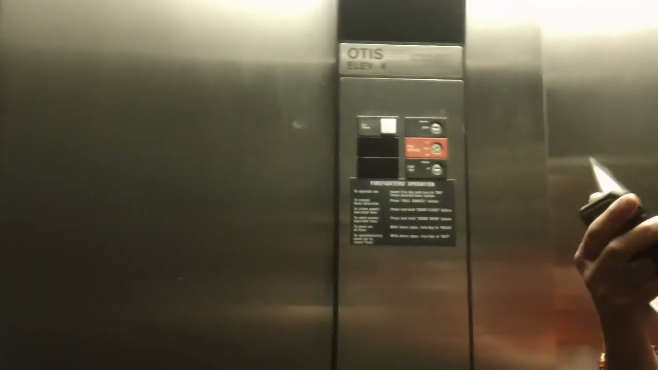 Otis Series 1 Hydraullic Elevator At Lexis Nexis Parking Deck, Raleigh NC - YouTube