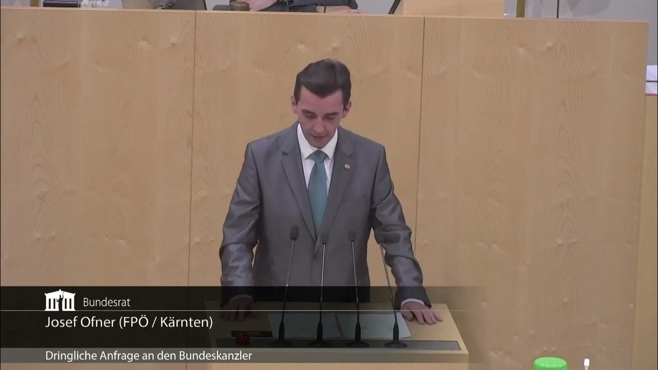 Josef Ofner - Lösen Sie die Krisen im eigenen Land, Herr Nehammer - 30.11.2022 - YouTube