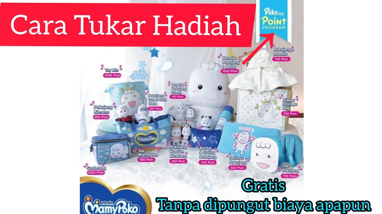 Cara Daftar dan Tukar Hadiah Pokojang Point Program MamyPoko pants. # ...