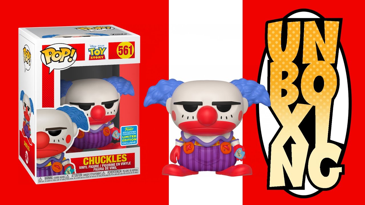 Funko POP! Toy Story - Chuckles (2019 SDCC Exclusive) | Unboxing ...