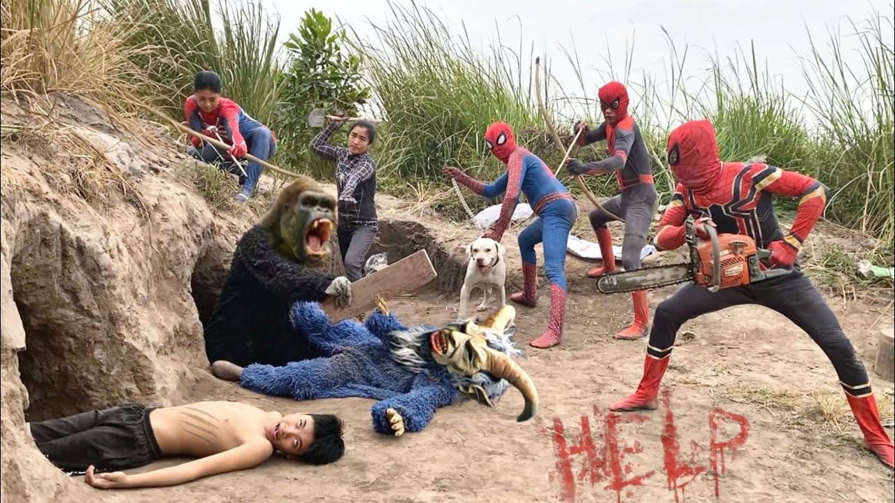 Unbelievable, 5 Brave Spider-Man Defeat 2 Man-Eating Monsters To Save A ...