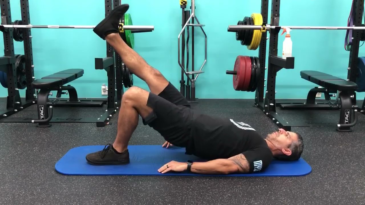 Single leg Bridge - YouTube