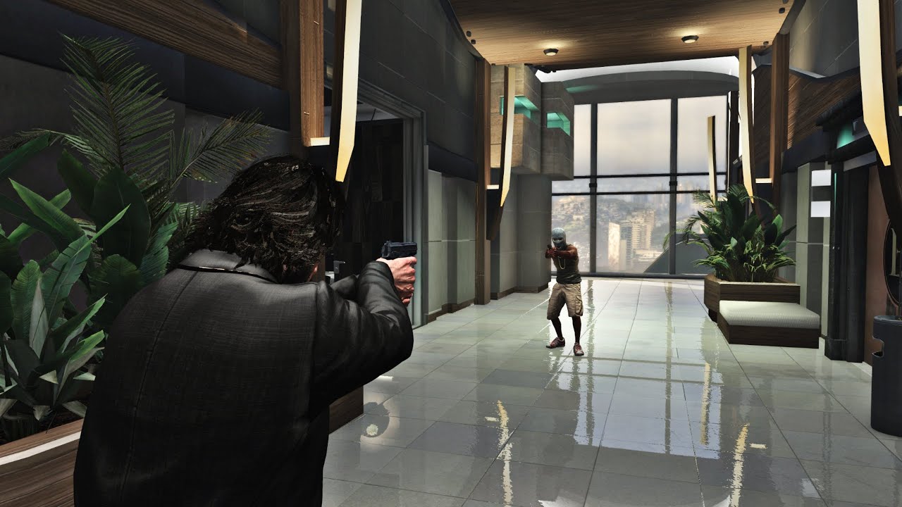 John Wick Aggressive Gameplay - Max Payne 3 - PC - YouTube