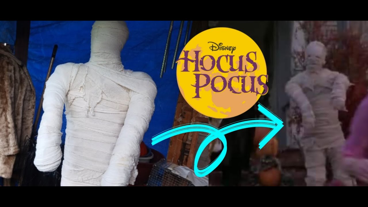 Making a mummy prop. - YouTube