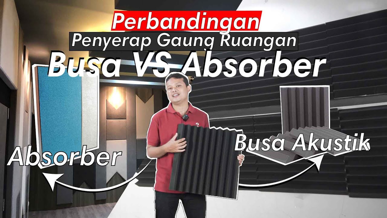 Simak Video ini!! Perbandingan Absorber Busa (Foam) VS Absorber Mineral ...