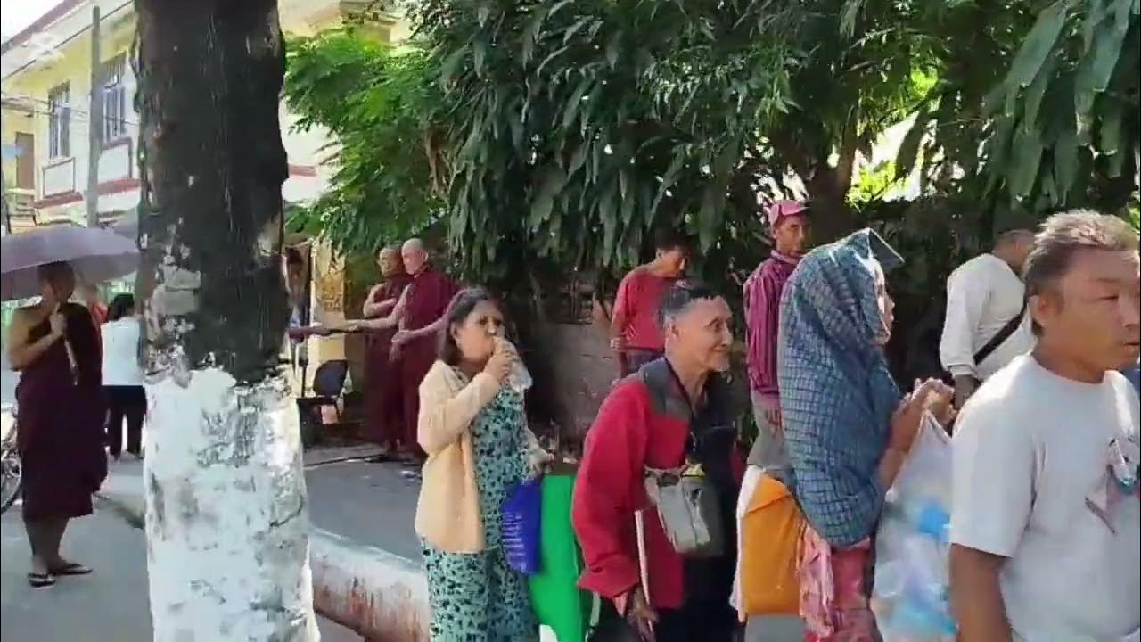 15 1 2025 သရက်တောကျောင်းတိုက် သဘာဝတရားရိပ်သာ၌ နေ့စဥ် ထမင်း ဟင်း အဟာရဒါန