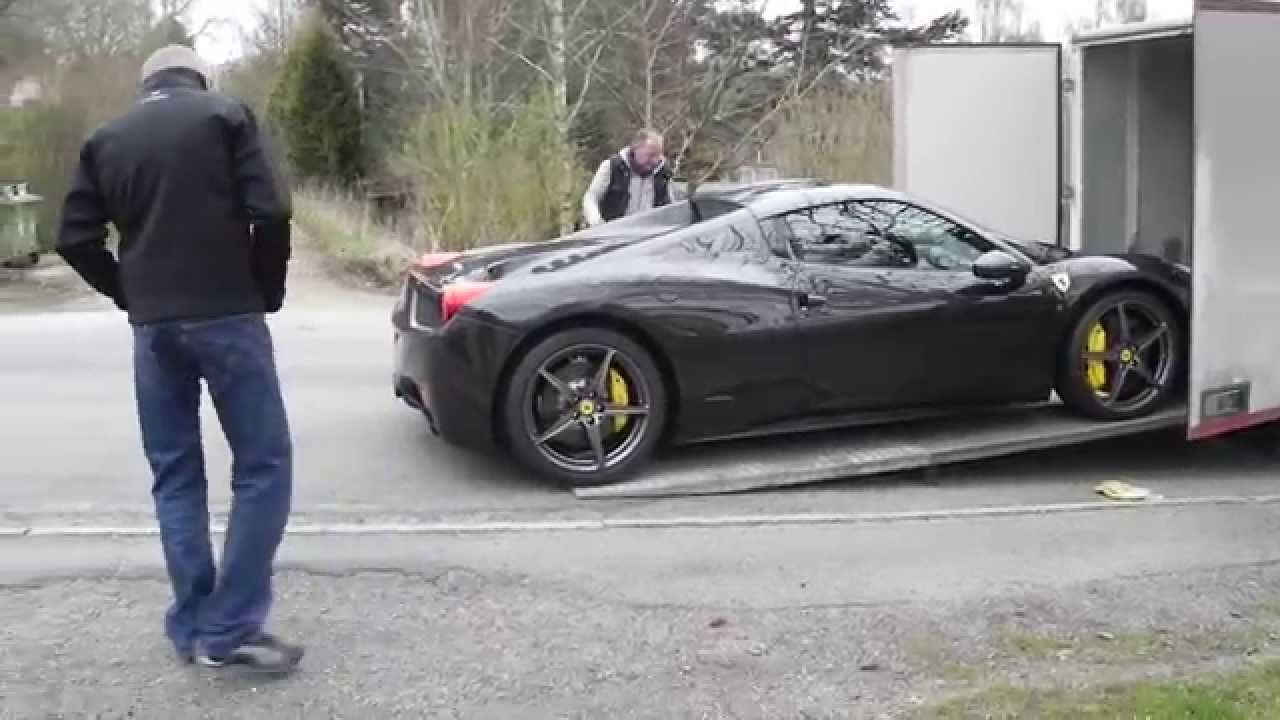 New Ferrari 358 Spider being delivered - YouTube