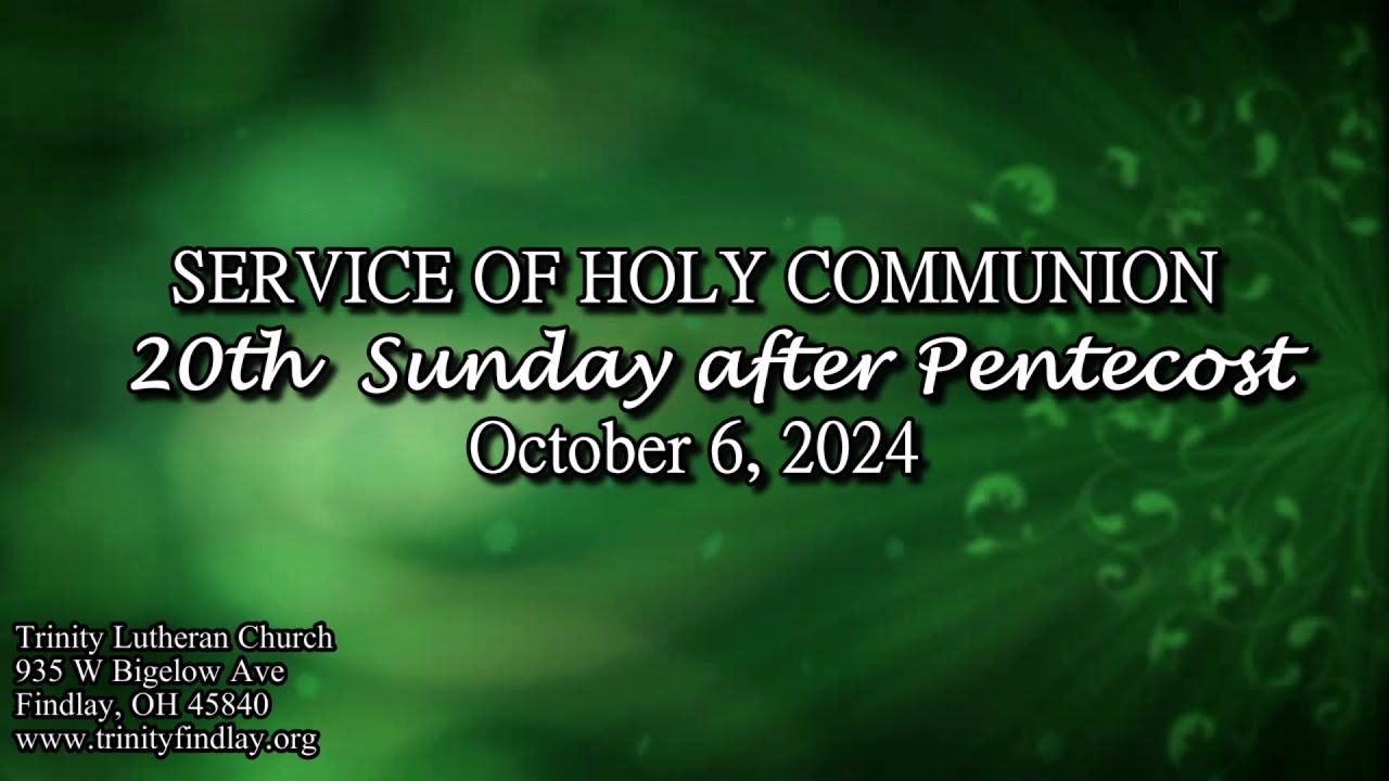 Trinity Lutheran Church: Findlay, Ohio - YouTube