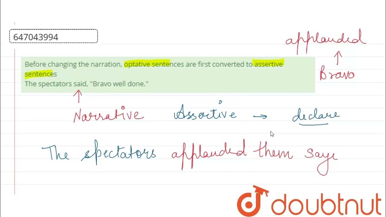 Before Changing The Narration Optative Sentences Are First Converted before-changing-the-narration-optative-sentences-are-first-converted