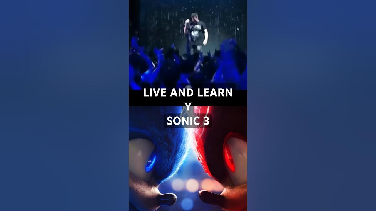DATO CURIOSO DE SONIC 3: LIVE AND LEARN #yotubeshorts #sonic #liveandlearn - YouTube