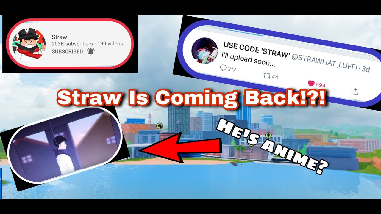THE ROBLOX YOUTUBER STRAW IS COMING BACK!!! - YouTube
