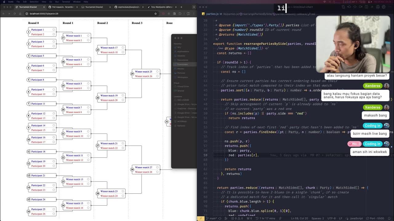 Bugfix turnamen diagram - YouTube