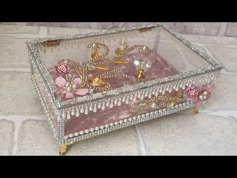 Şəffaf səbət | Şüşə səbət bəzəmək | Səffaf süsə səbət bəzənməsi