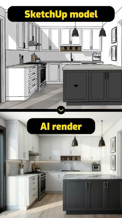 Render your SketchUp interior designs in seconds using AI - YouTube