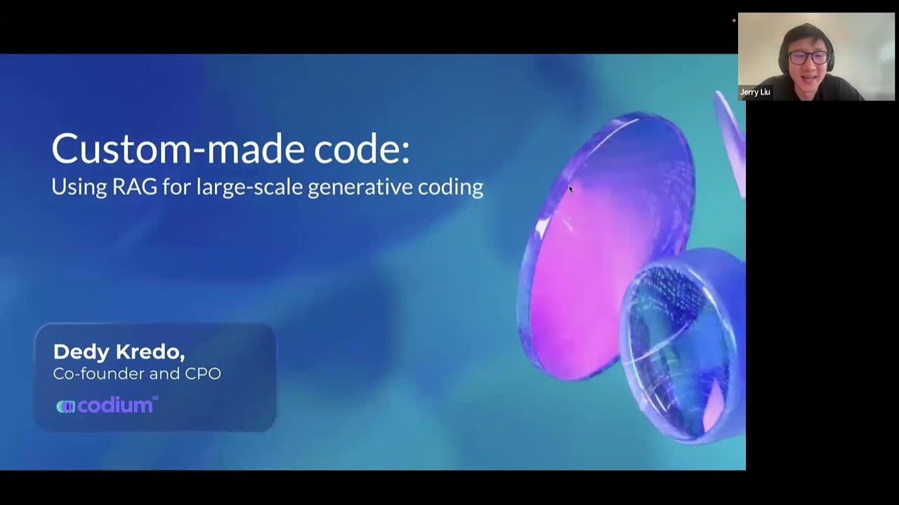 LlamaIndex Webinar: Using RAG with LlamaIndex for Large-Scale Generative Coding - YouTube