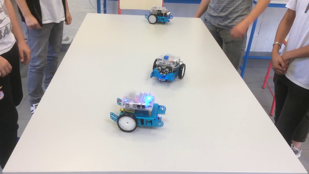 mBot line follower table - YouTube