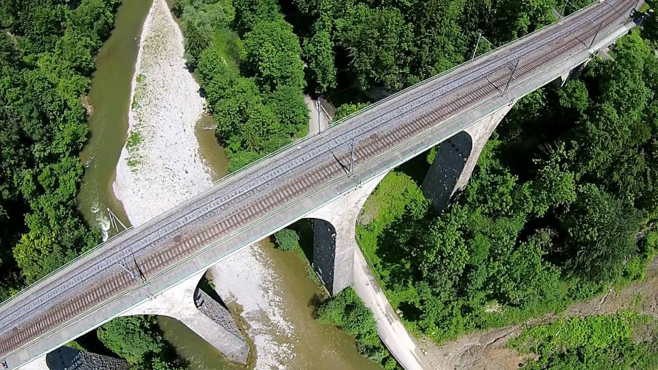 Amazing Train Bridges, Phantom 2 vision+ - YouTube