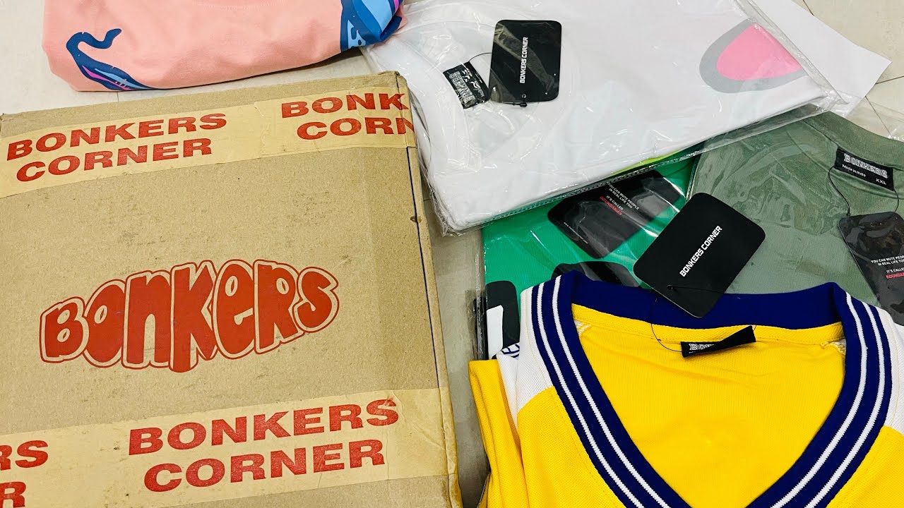 Bonkers Corner Haul video / Mens or Boys T-Shirts Collection/ Oversized ...
