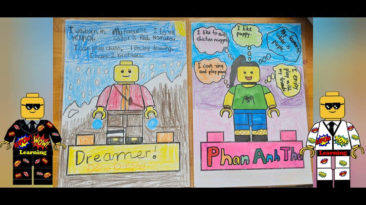 3B07 Lego Self Portraits - Art - YouTube