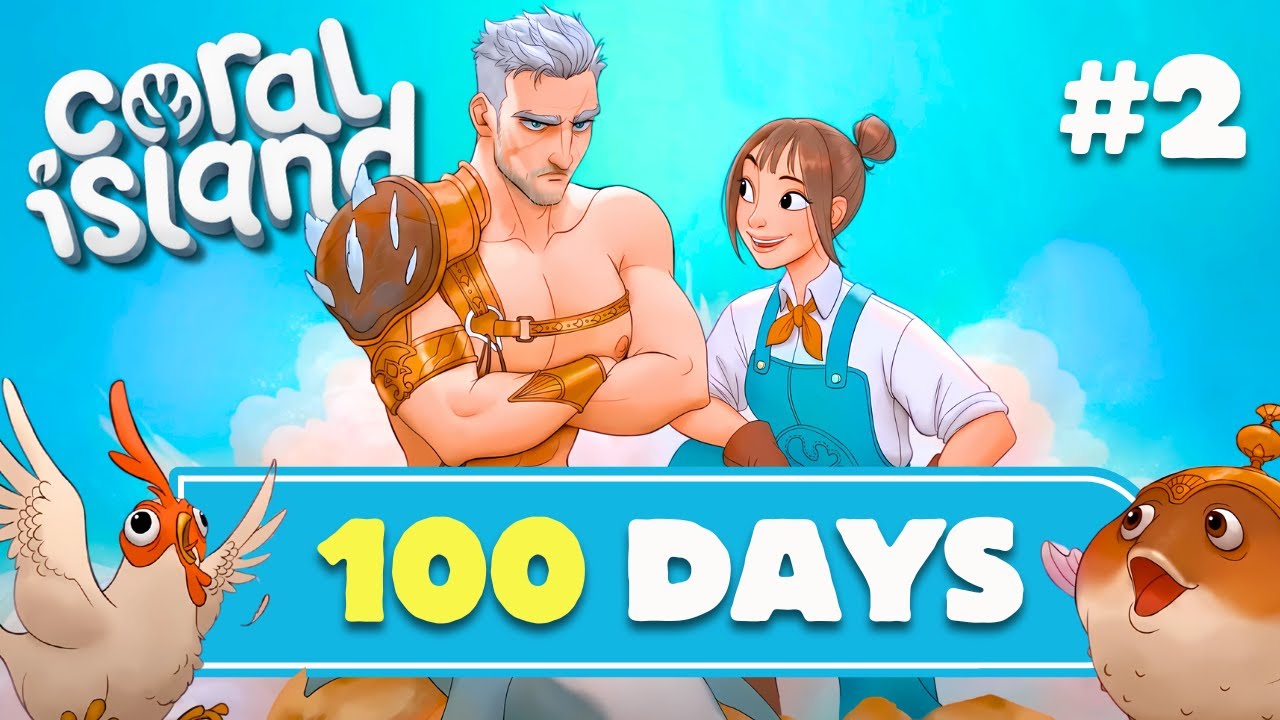 Let's Play 100 Days in Coral Island | Part 2 🏝️ - YouTube