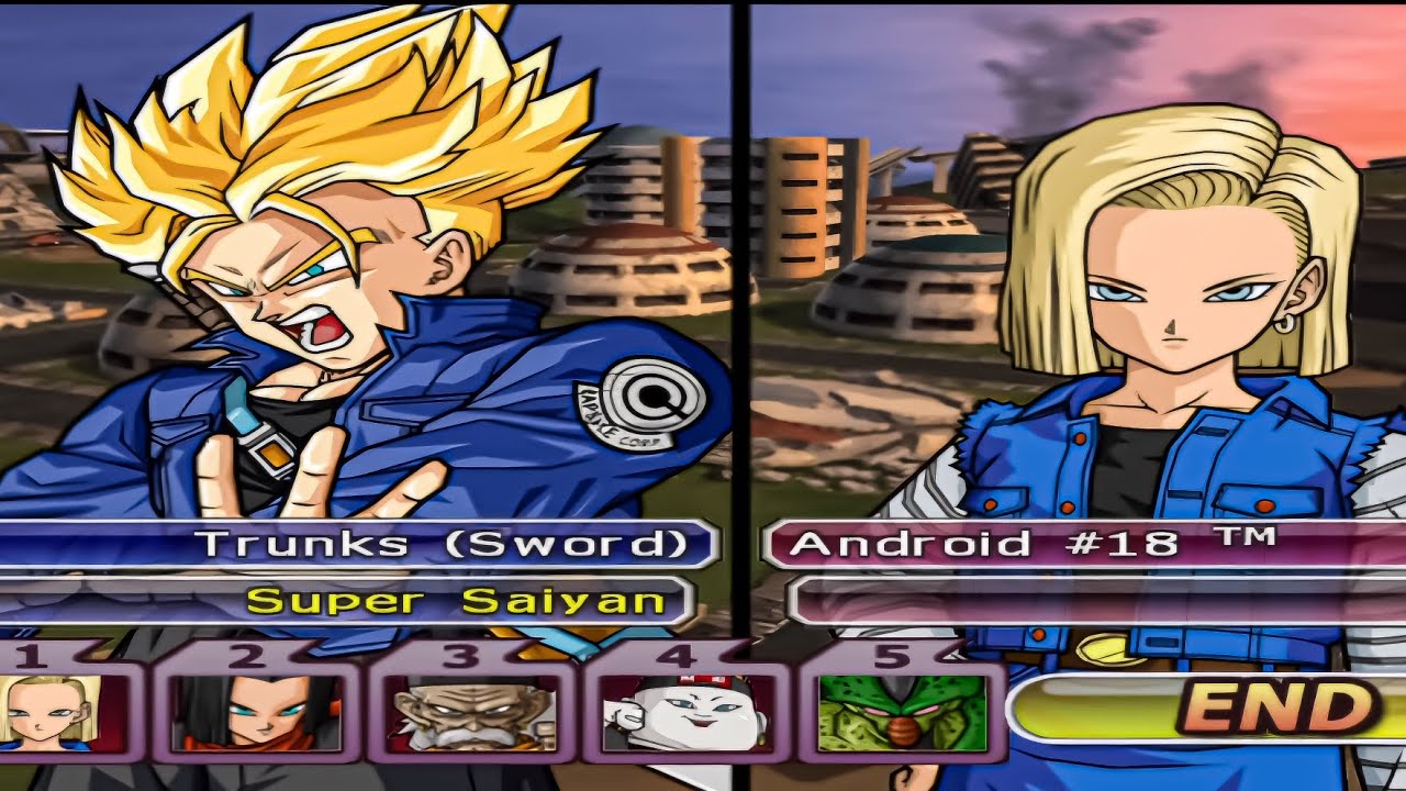 DBZ TIME TRUNKS DO FUTURO VS ANDROIDS (1P VS COM) DRAGON BALL BUDOKAI ...