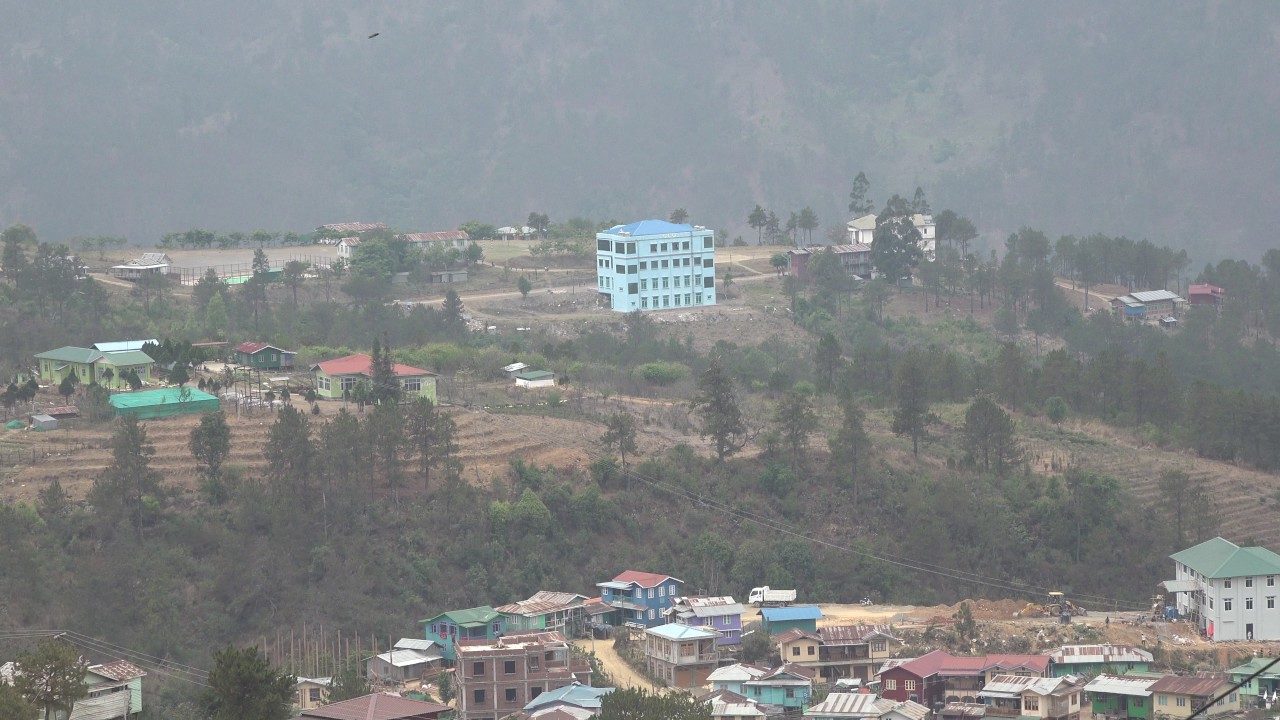 Hakha Chin Christian University, Main Building from Gangaw Viewpoint ...