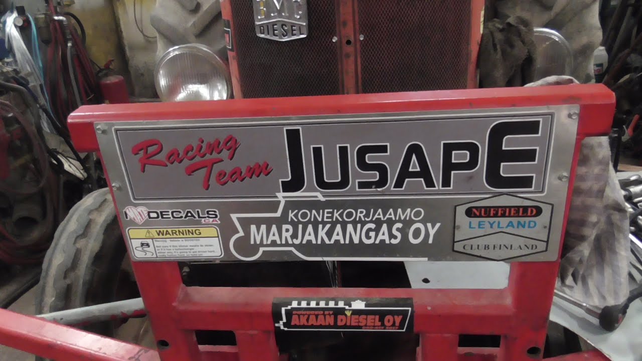 Nuffield 460 Turbo EVO 4 pajoitusta #5 - YouTube