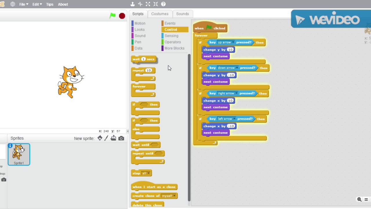 Scratch Basic Program Tutorial - YouTube