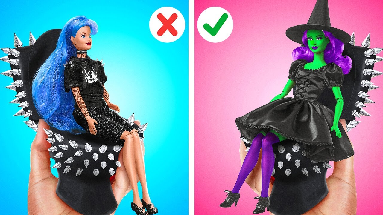 ¡De Muñeca Barbie ROTA a Muñeca Maldada! | Transformación Total de ...