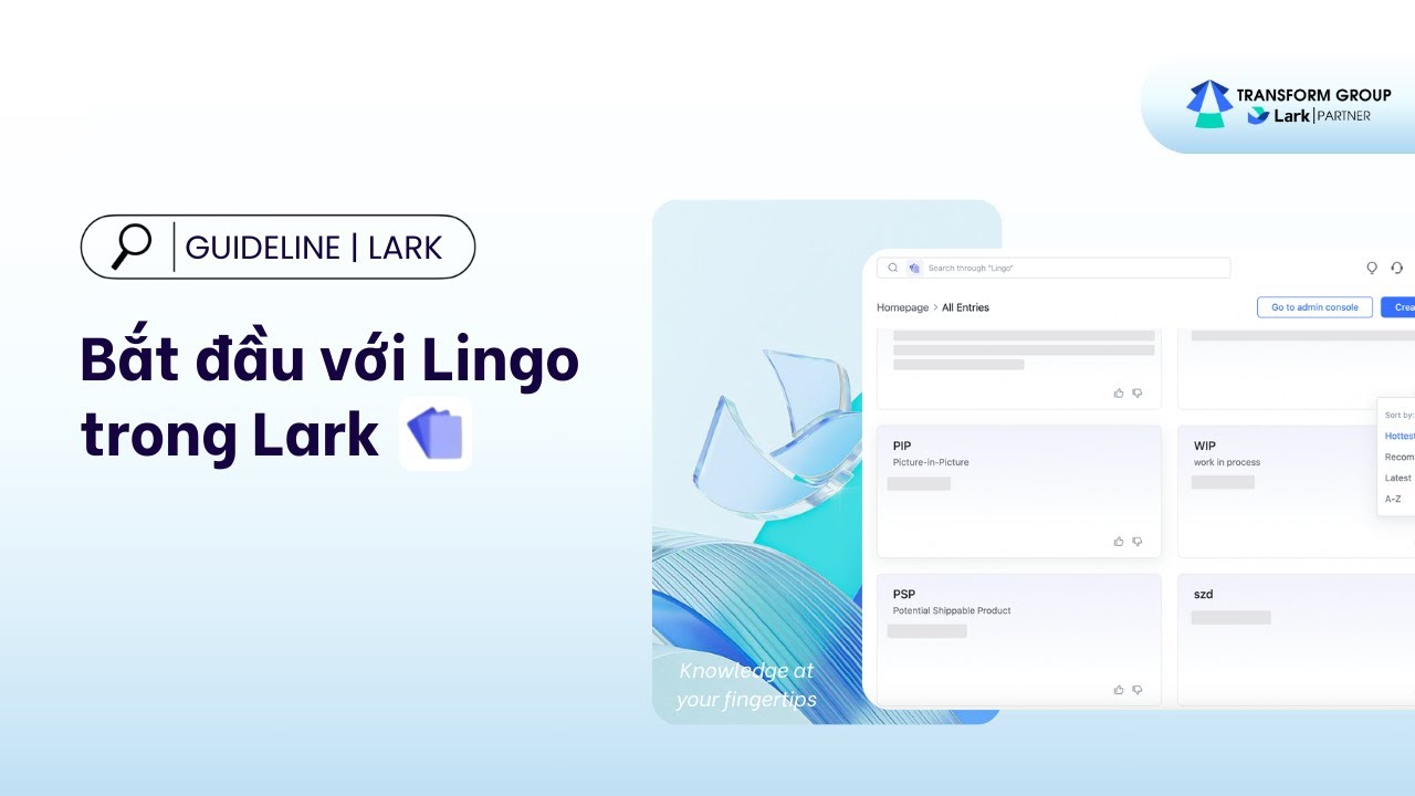 Bắt đầu với Lingo trong Lark - YouTube