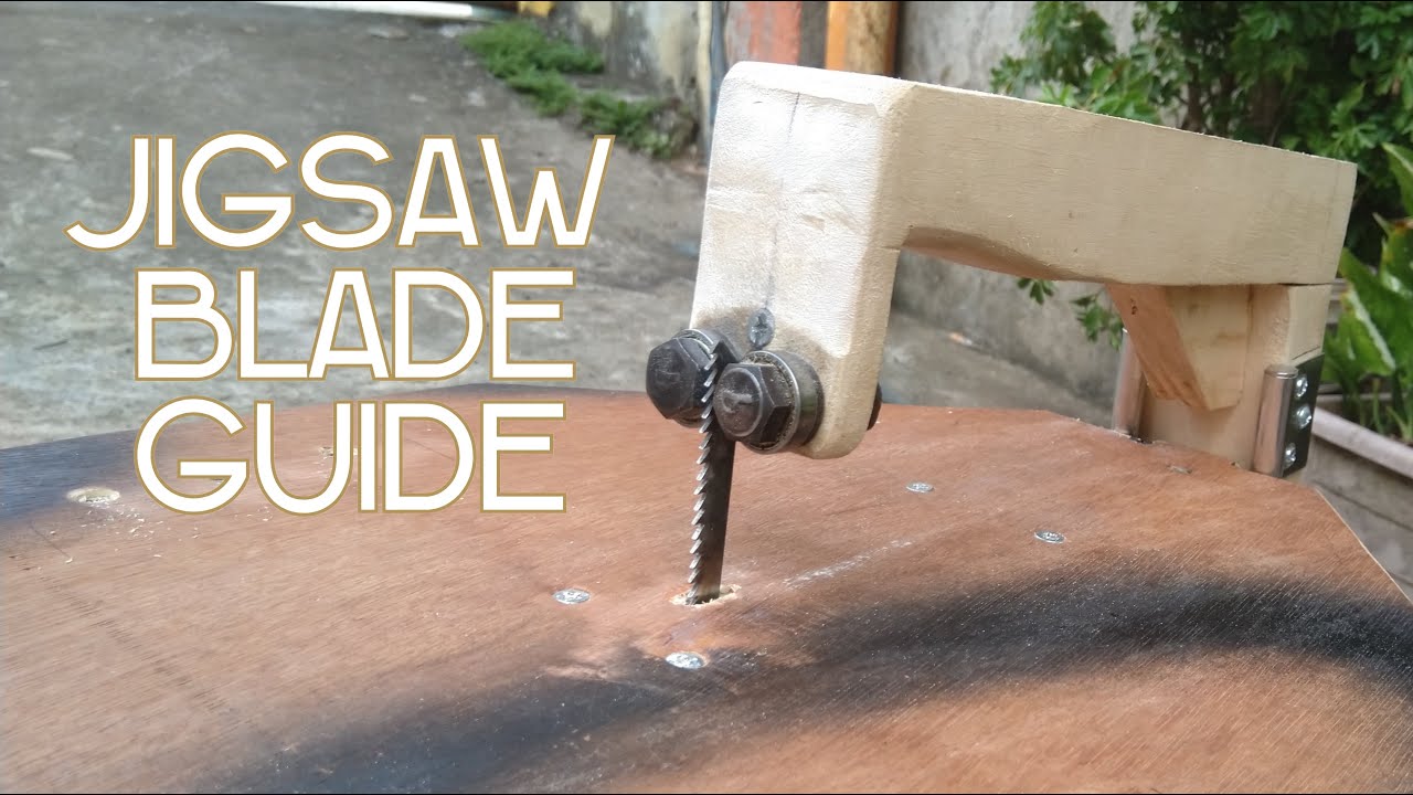 Homemade Jigsaw Table Machine Part 2 | Blade Guide - YouTube