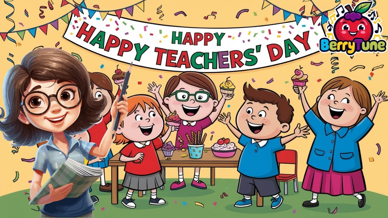 Happy Teachers Day Song for Kids | Thank You Teachers! | Fun ...