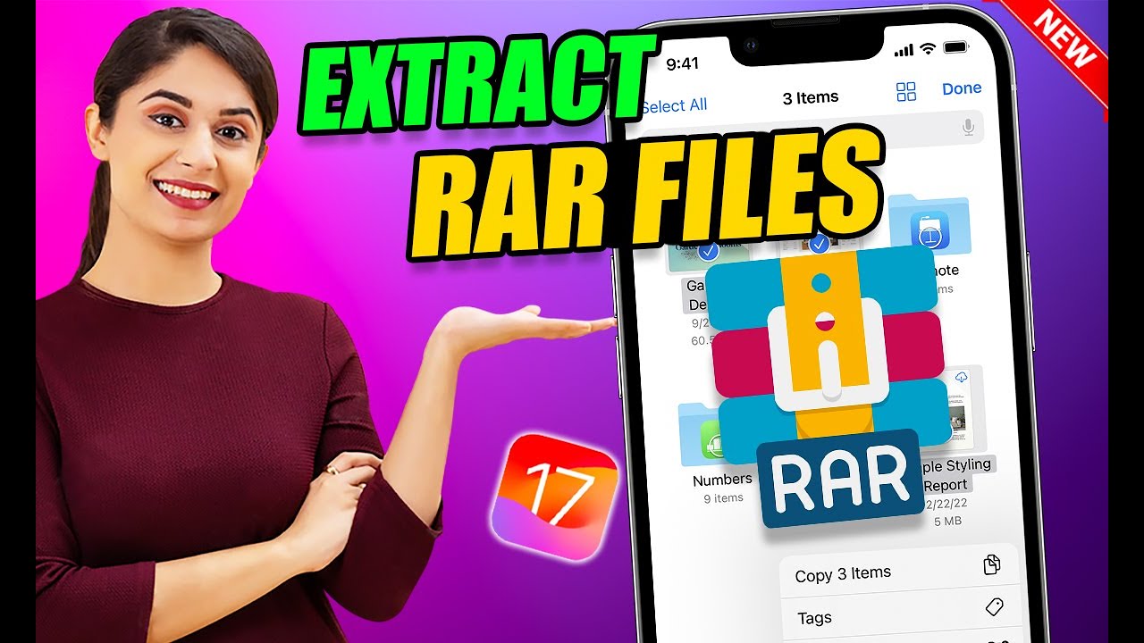 IOS How To Open Extract RAR Files On IPhone YouTube