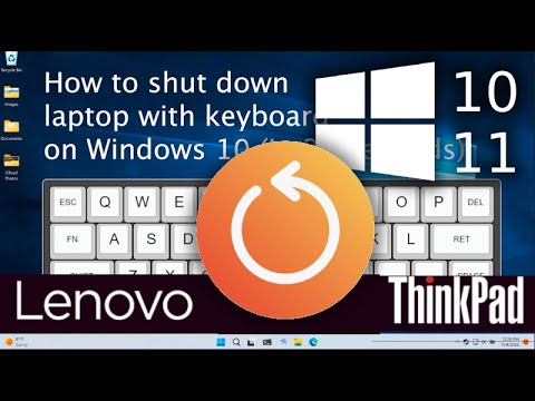 How To Restart Lenovo ThinkPad Laptop With Keyboard On Windows 11 - YouTube