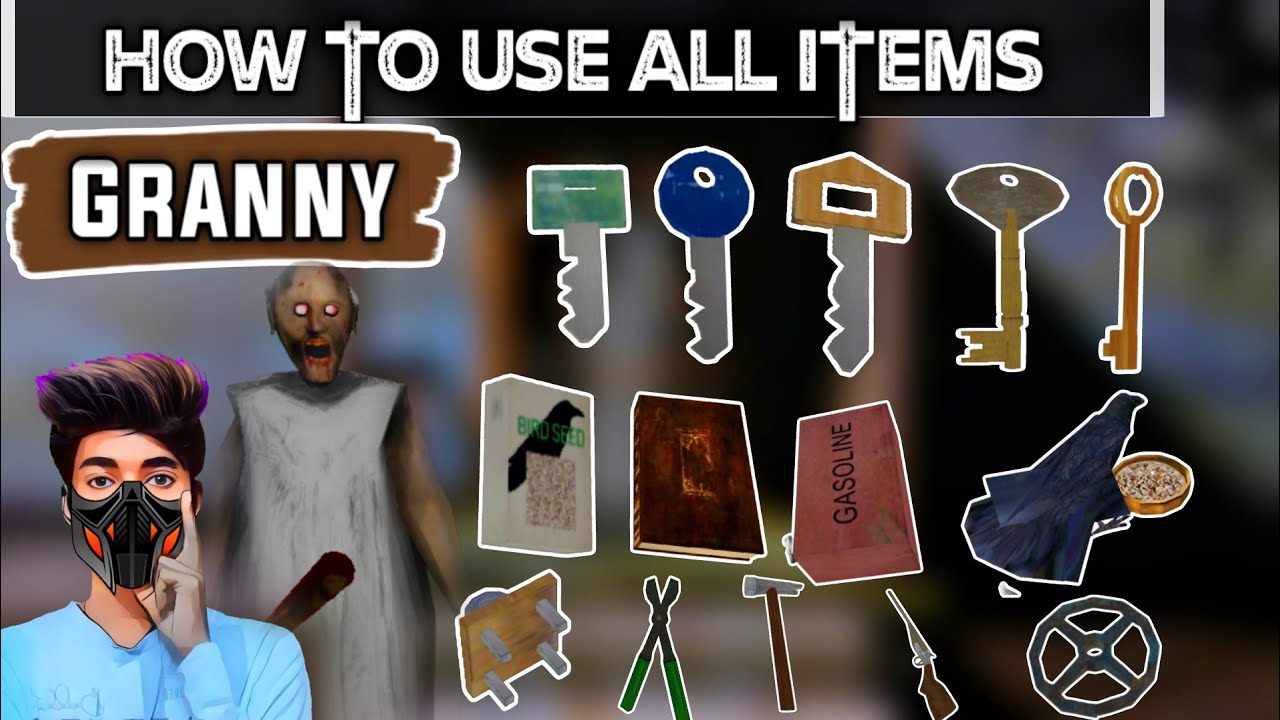 How To Use All Item In Granny chapter 1 Game | All Item location in Granny chapter 1 Game - YouTube