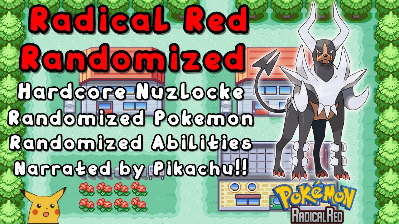 Pokemon Radical Red.. Featuring Pikachu! - YouTube