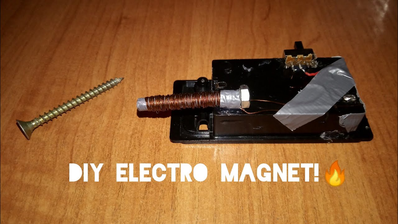 DIY Electro magnet!🔥 - YouTube