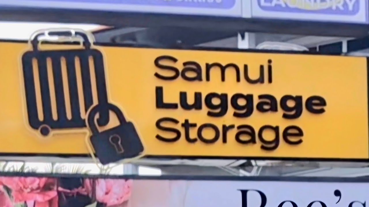 SAMUI LUGGAGE STORAGE PERFECT PLACE TO LEAVE YOUR SUITCASES FOR THE DAY ...
