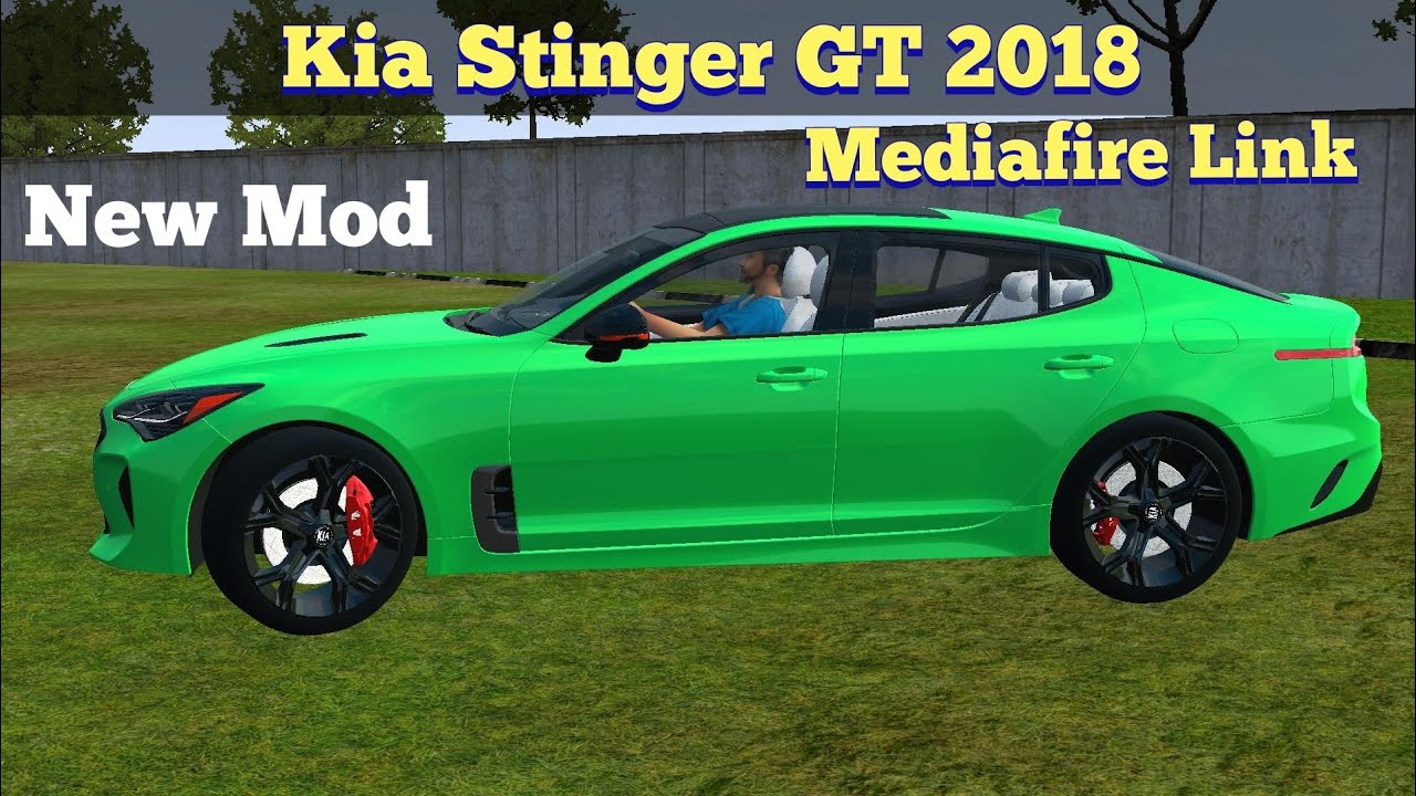 🔴🔵 Download Realistic Kia Stinger GT Car Mod In Bussid | Car Mod Bussid ...
