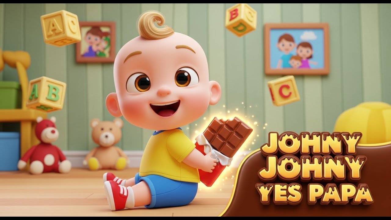 🍭 Johny Johny Yes Papa 🎶 | Classic Nursery Rhyme & Fun Kids Song - YouTube