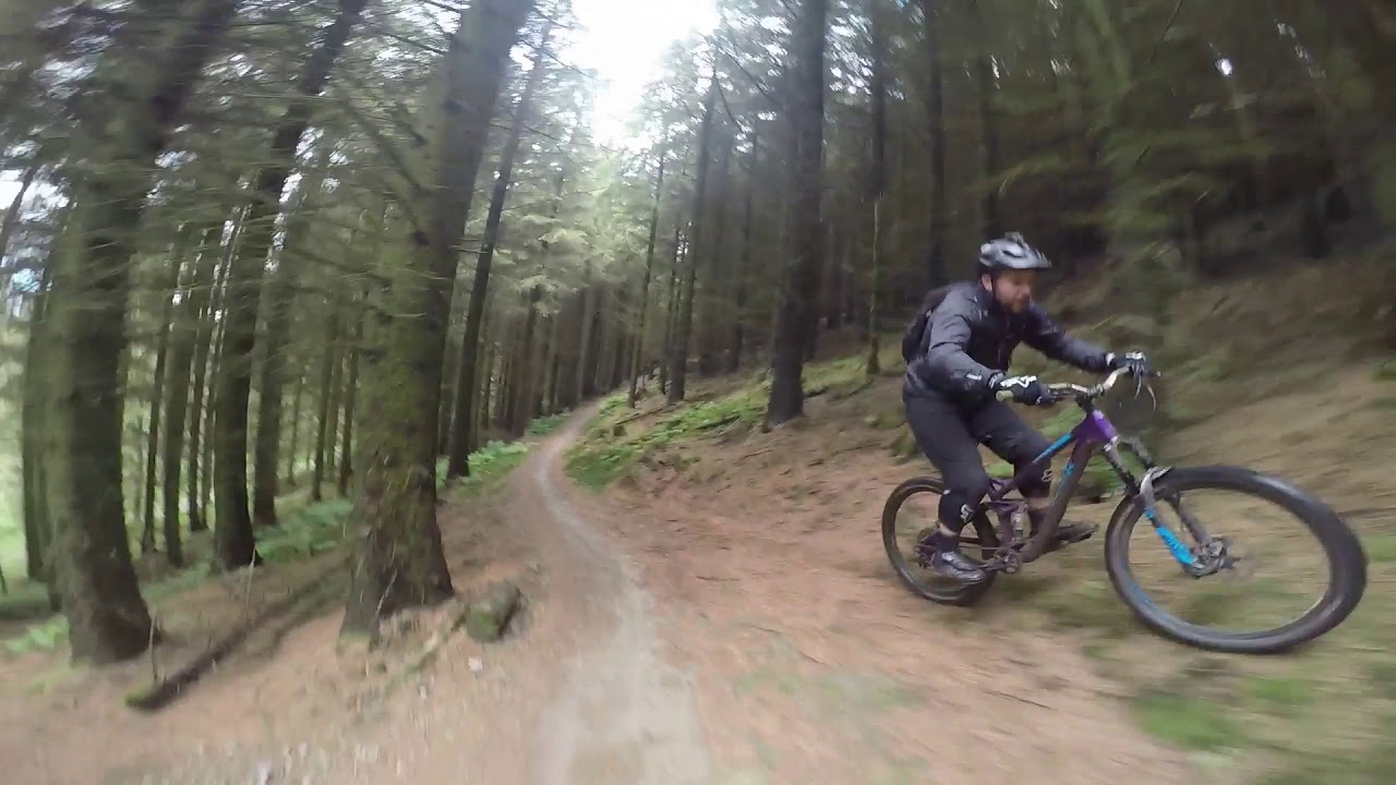 one planet adventure MTB park coan llandegla forest june 2019 - YouTube