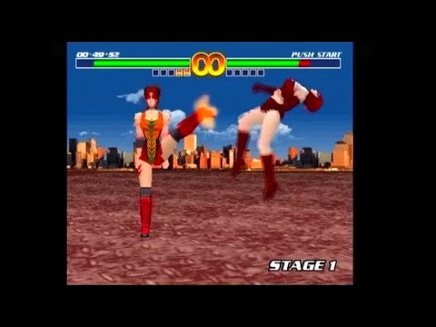 Fighter Maker (PS1) - Beating the game with a silly self-made character - YouTube