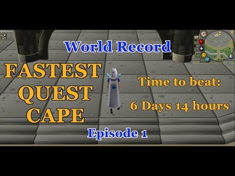 [OSRS] World Record Fastest Quest Cape [Ep1] - YouTube