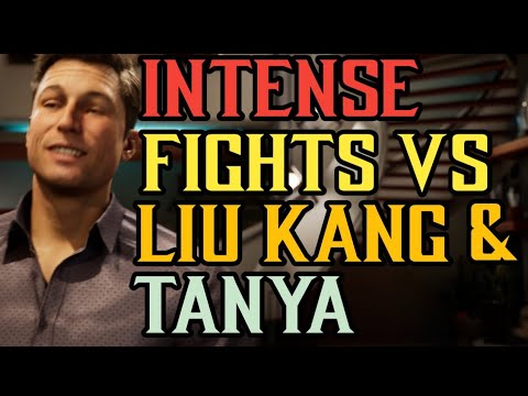 Intense Fights VS Liu Kang and Tanya! | Johnny Cage High Level KL ...