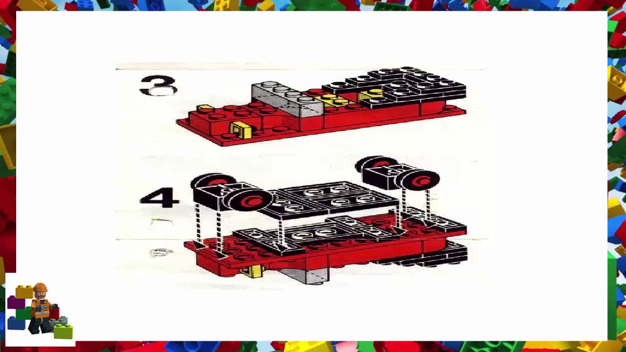 LEGO instructions - Legoland - 610 - Vintage car - YouTube