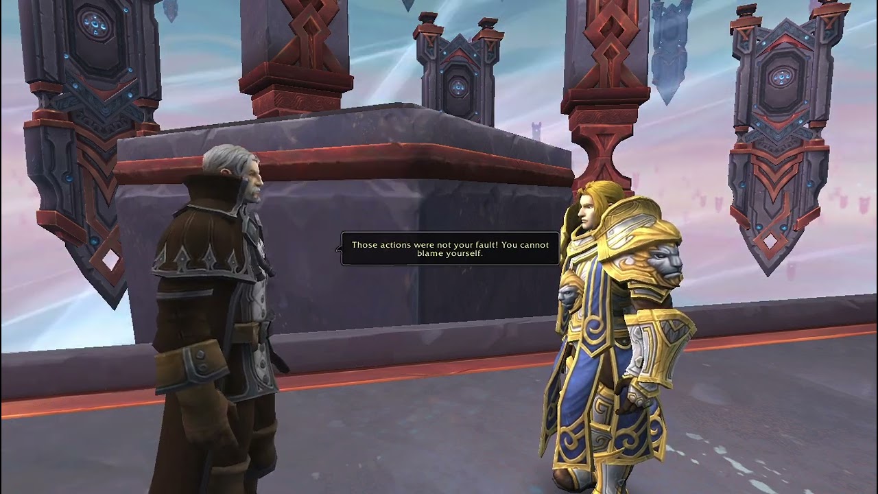 Anduin leaves the throne | World Of Warcraft Shadowlands 9.2 Epilogue ...