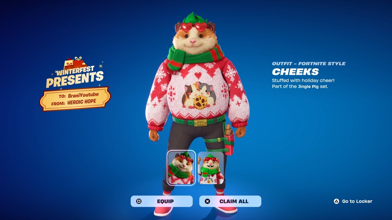 How To Get Cheeks Skin For FREE! (Fortnite) - YouTube