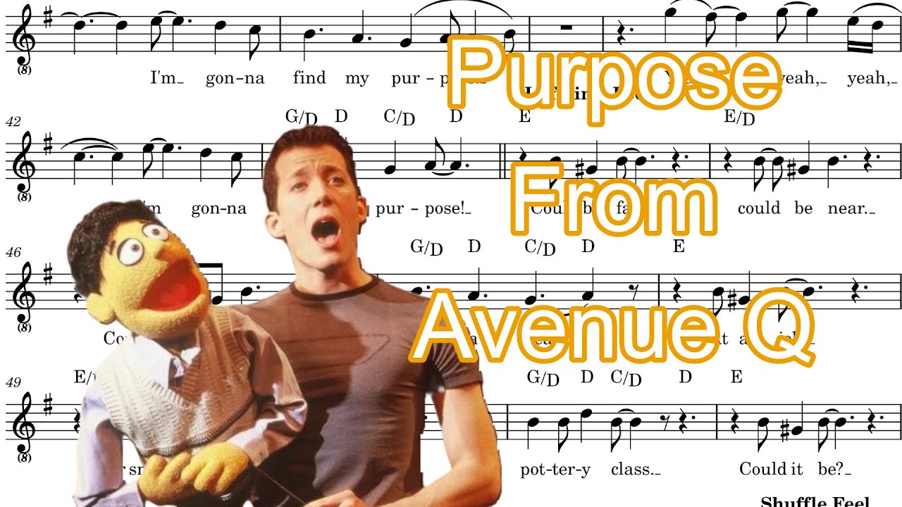 Purpose, Avenue Q - Vocal Guide - YouTube